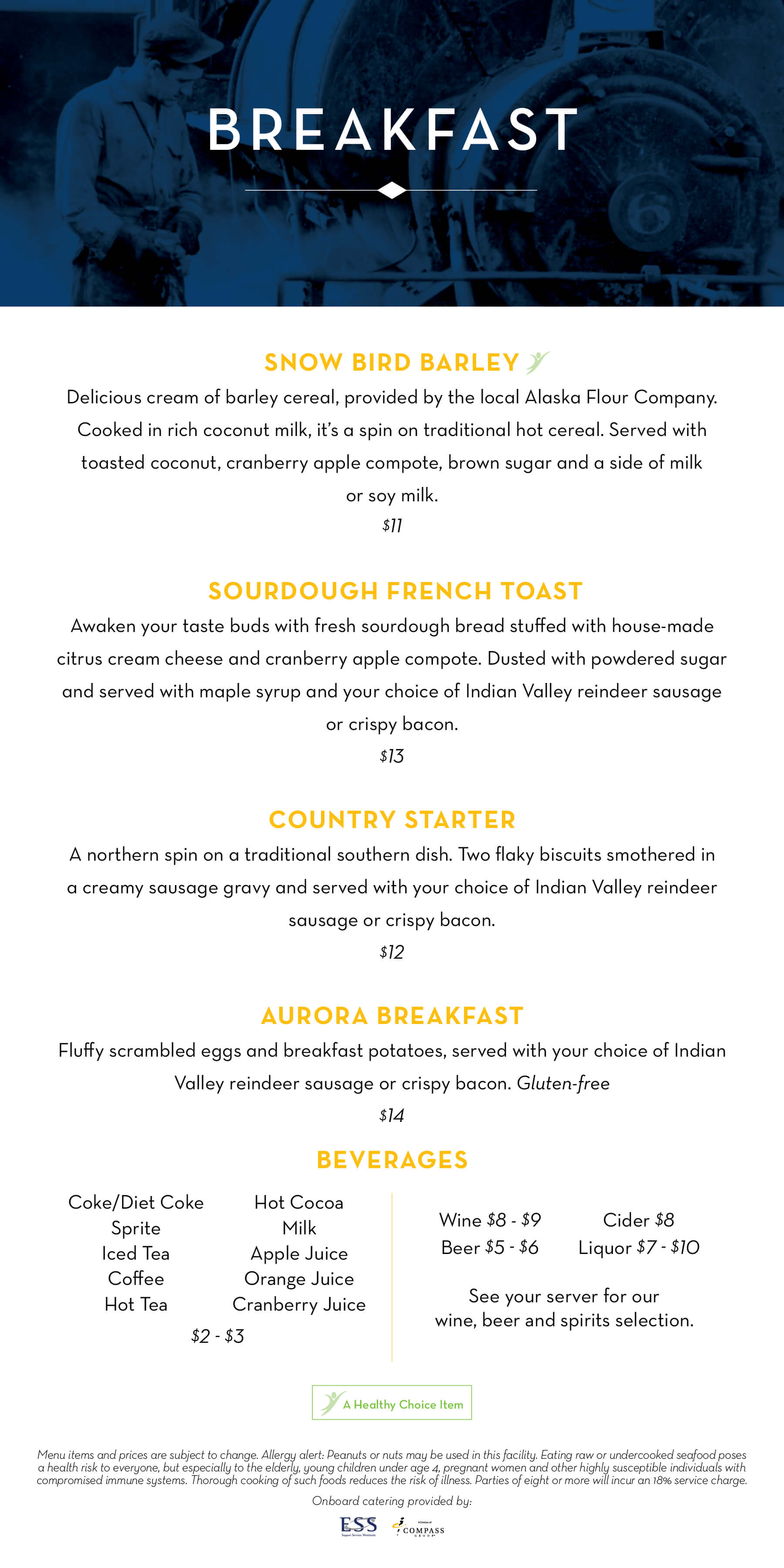 Dining | Alaska Railroad